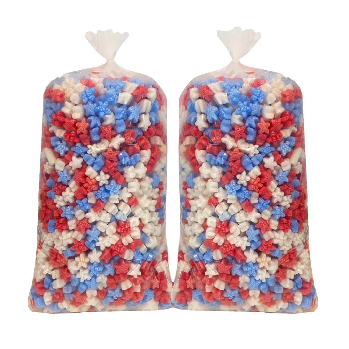 UOFFICE Multi-Colored Starch-based Packing Peanuts Shaped like Stars 3 ...