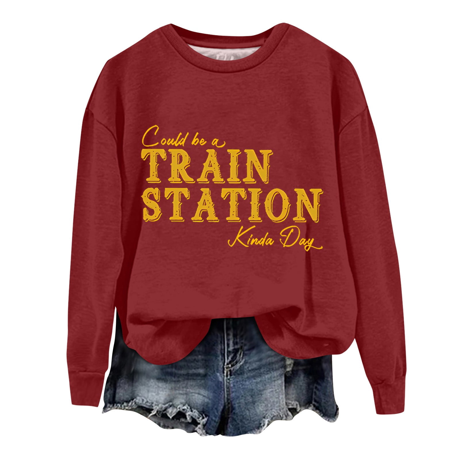 UOFOCO Yellowstone Merchandise for Women Women's Sweatshirts Boxy Fit ...