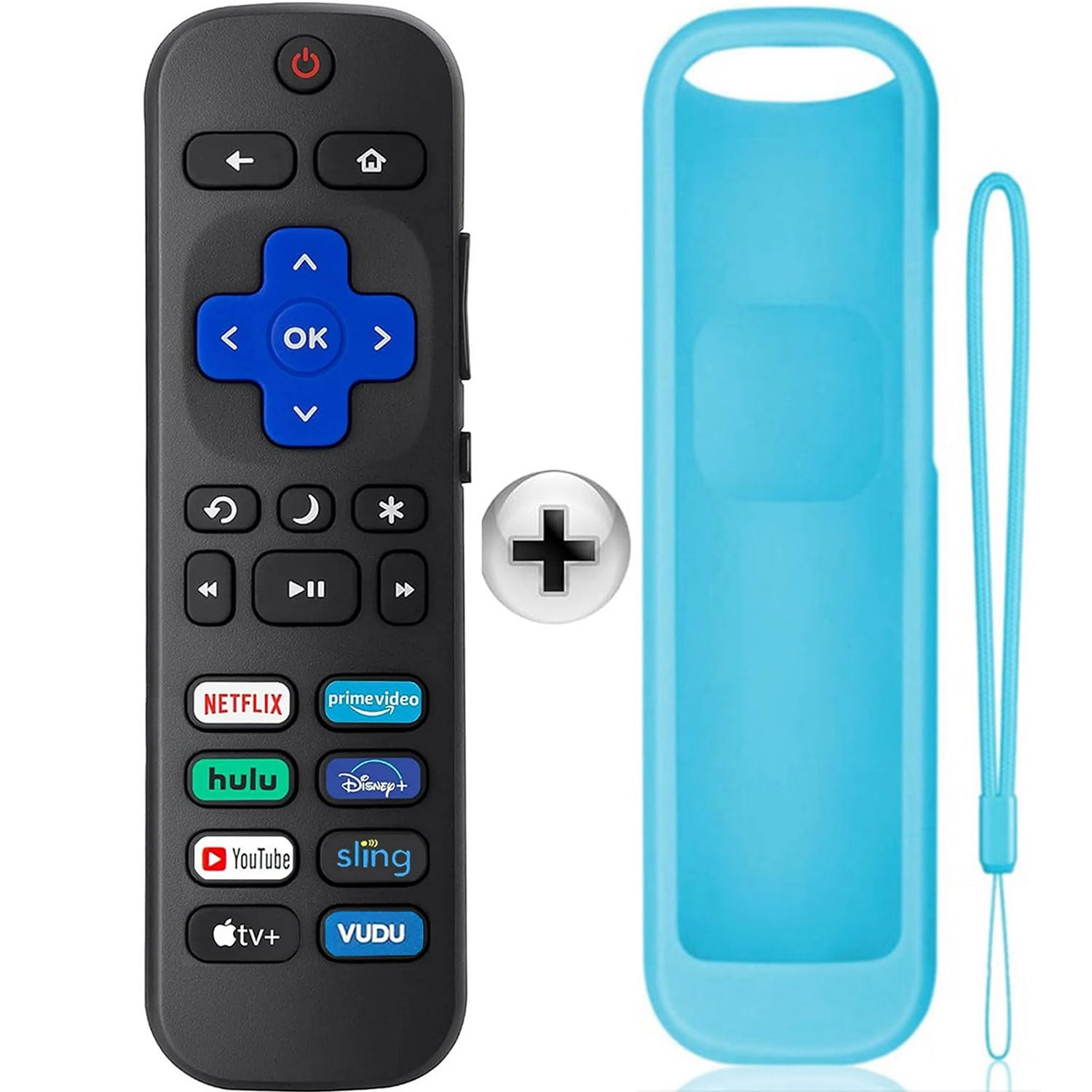 Replacement-Remote-Control for Roku-TV,Compatible for TCL Roku/Hisense ...