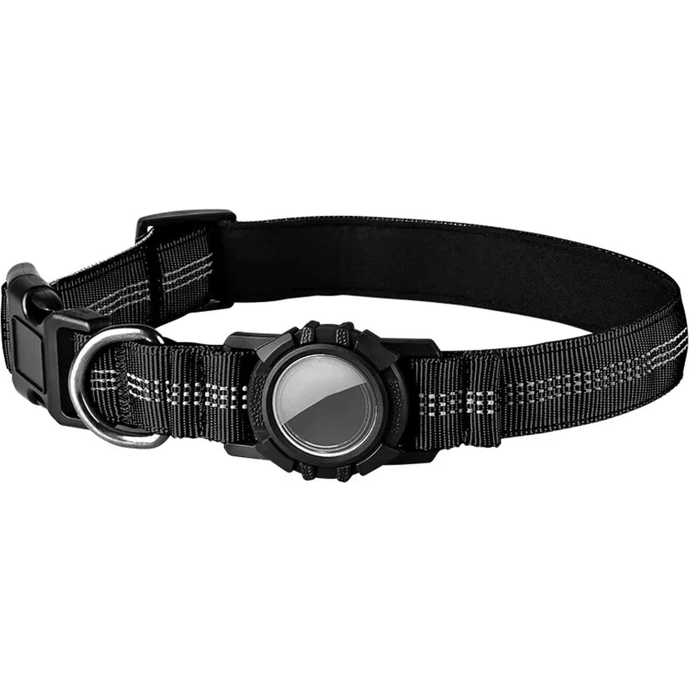 UOSIA Dog Collar with Waterproof AirTag Holder Adjustable Nylon Dog ...