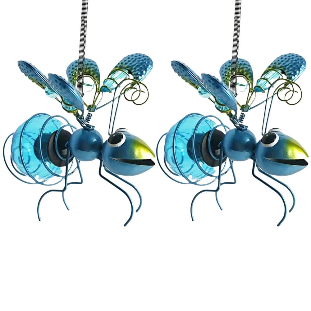 UOYOT 2 Pack Hanging Bee Solar Lights Outdoor, 2025 New Clip-on ...