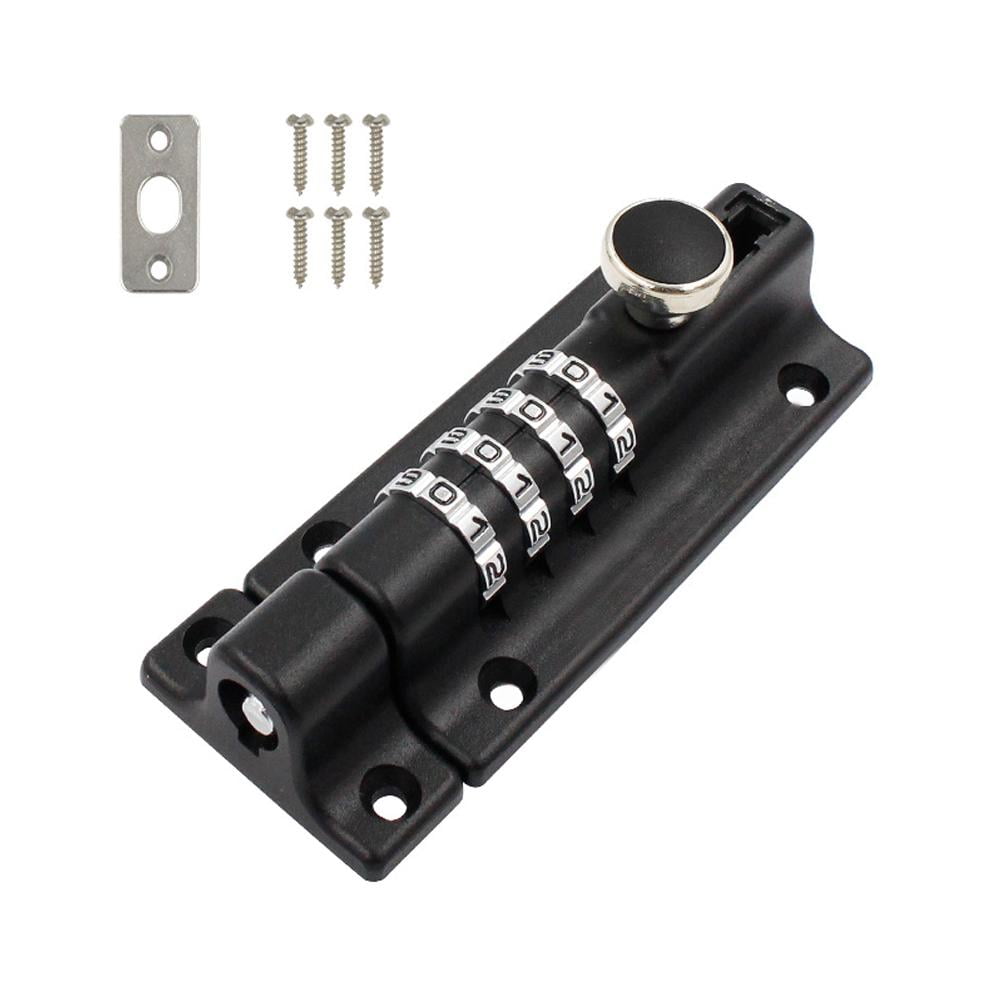 UOYOT Combination Locking Bolt,4 Digit Combination Door Security Slide ...