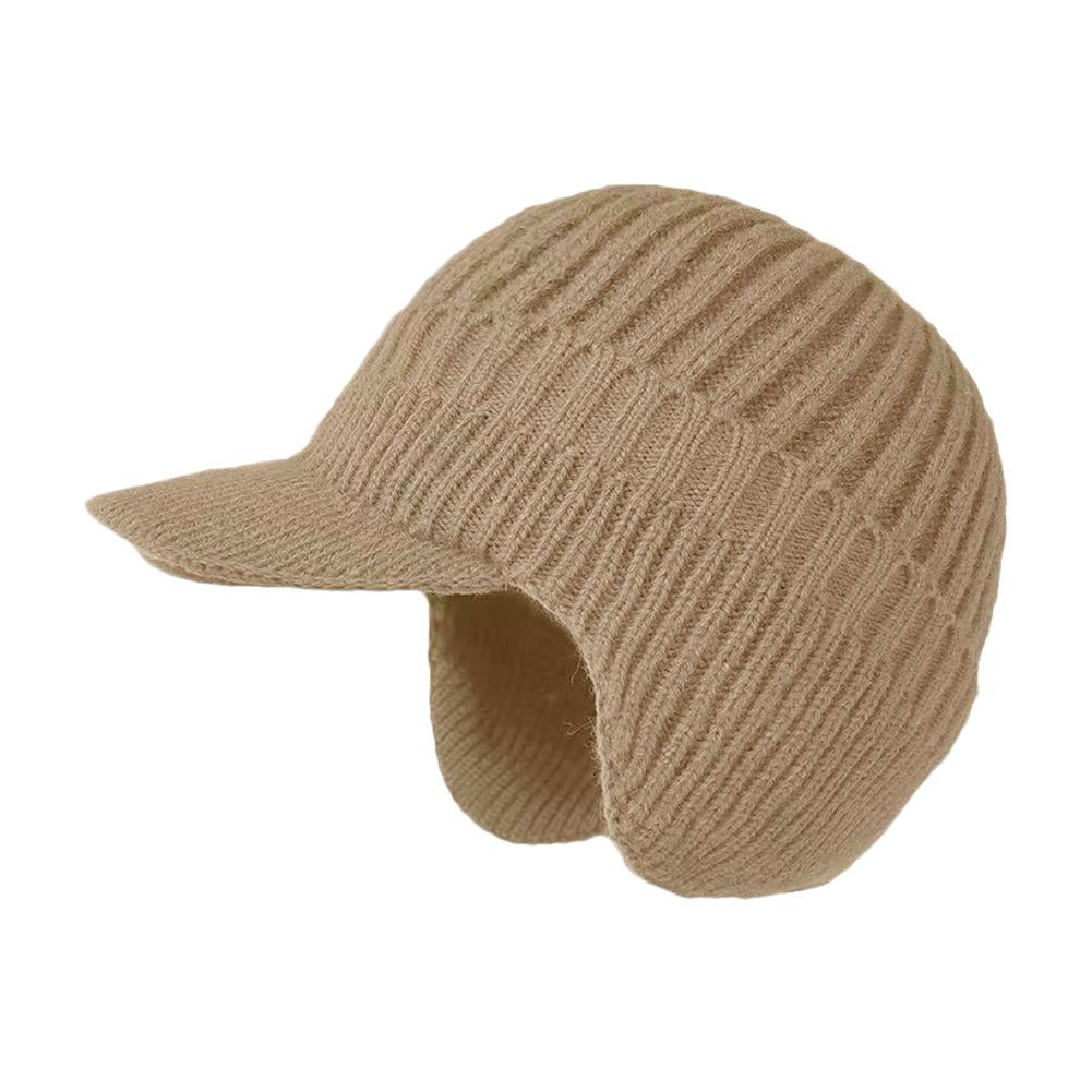 UOYOT Earmuffs Knitted Hat 2024 New Ear Protection Knitted Duckbill Cap ...