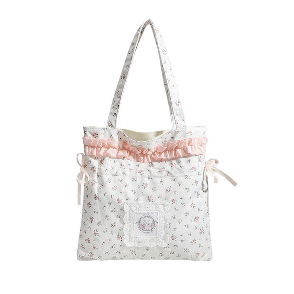 UOYOT Floral Drawstring Shoulder Bag,Lightweight Crossbody Drawstring ...
