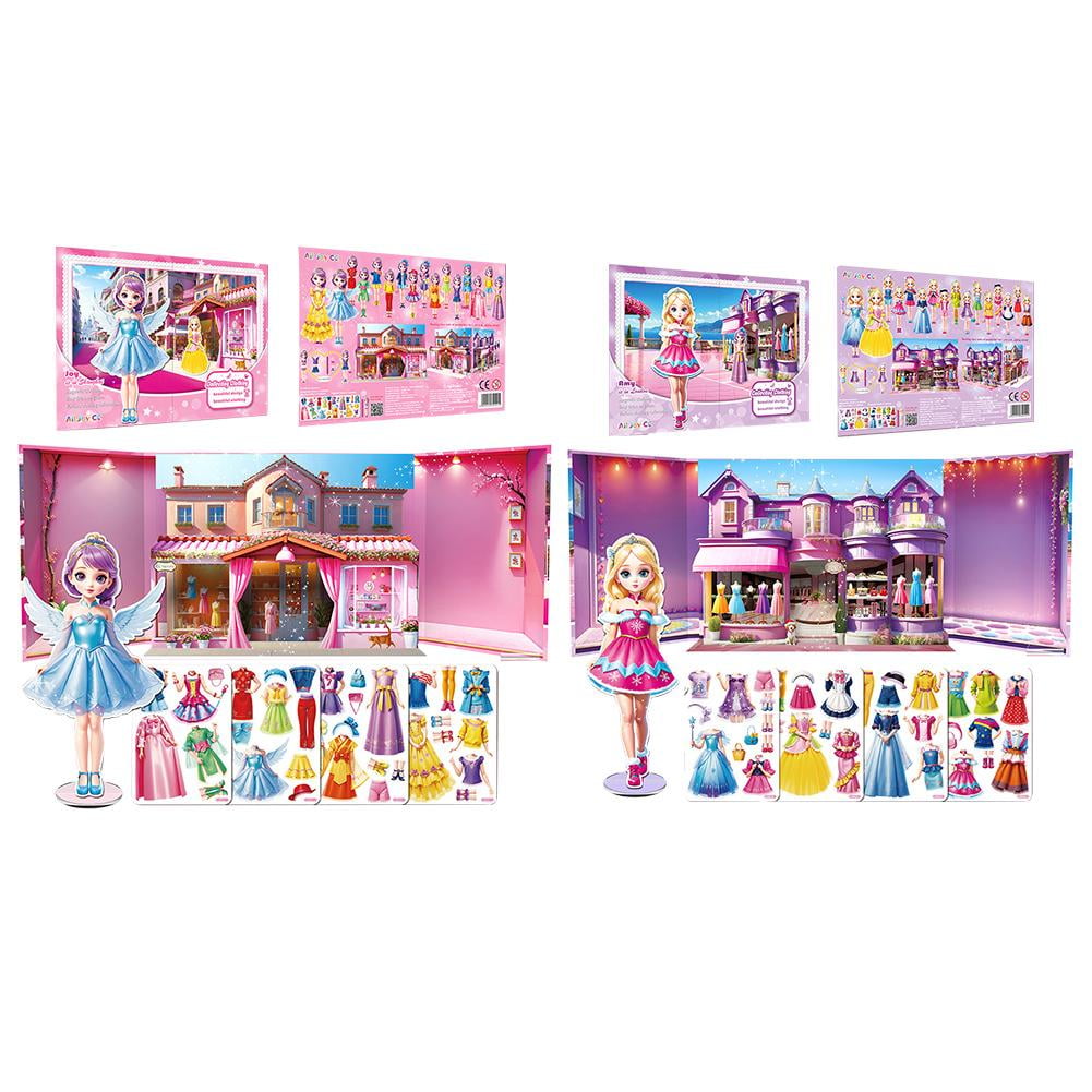 UOYOT Magnetic Dress Up Paper Dolls for Girls Ages 4-7, Princess Game ...