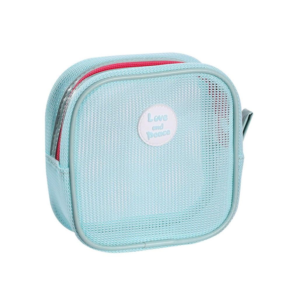 UOYOT Portable Square Mesh Storage Bag Mesh Coin Purse Mini Mesh Travel ...