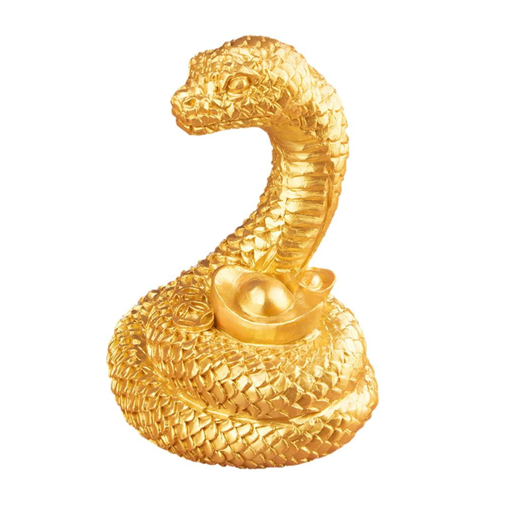 UOYOT QHUDLV Snake Statue 2025 Year of The Snake Ornaments Animal ...