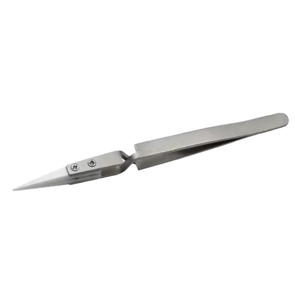 UOYOT Stainless Steel Reverse Handle Tweezers Precision Forceps Face ...