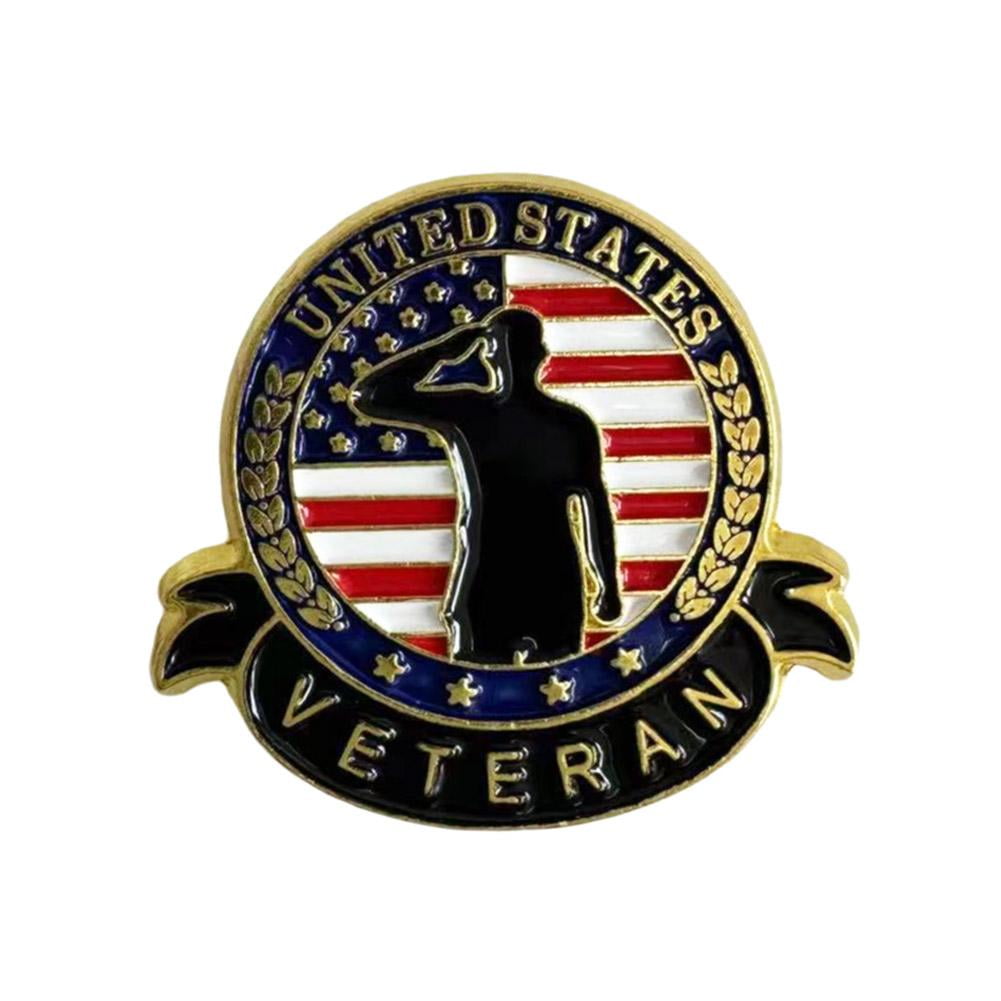 UOYOT Veteran Lapel Pin,USA Military Memorial Day Veteran Brooch Pin ...