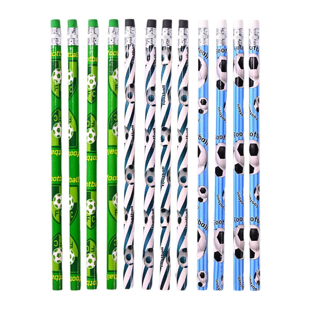 UOYOTT 12 Team Football Series Pencil Wrapper Pencil with B8 Rubber ...