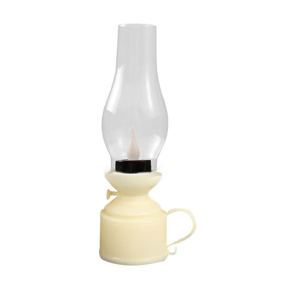 UOYOTT 1x Retro Flameless Table Lamp LED Kerosene Lamp Bedside Hot ...
