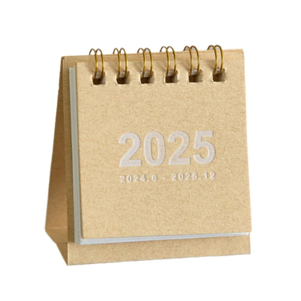 UOYOTT 2025 Pocket Planner with Decorative Desktop Punch Portable ...