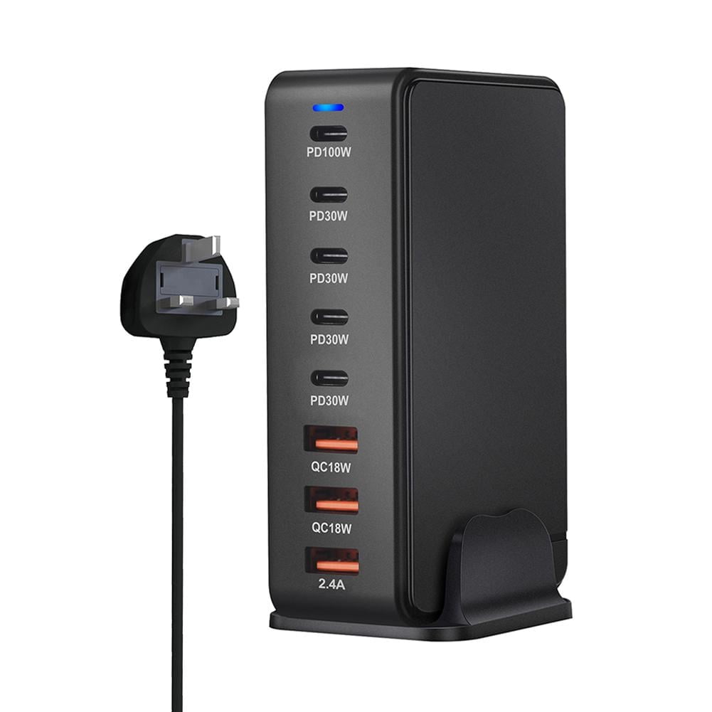 UOYOTT 268W Desktop GaN Charger 8 port USB Type C PD Charger Fast ...