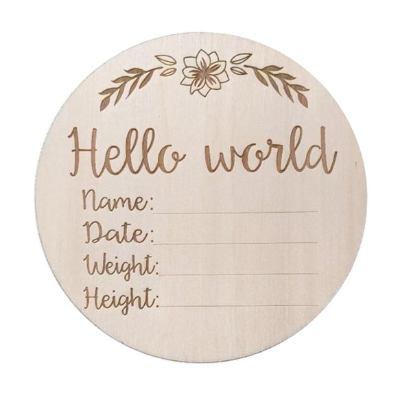 Birth Announcement Sign Hospital