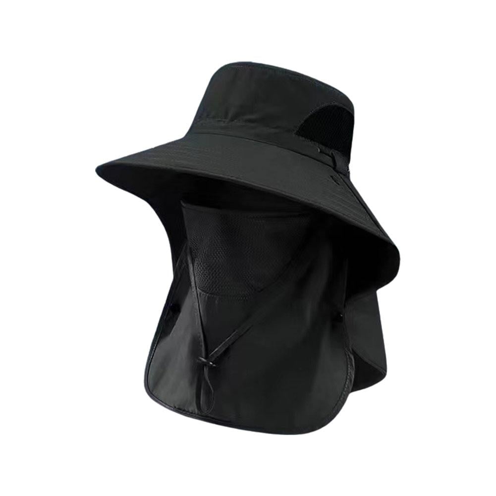 UOYOTT Detachable Eaves Cap Wide Brim Face and Neck Protection Sun Hat ...