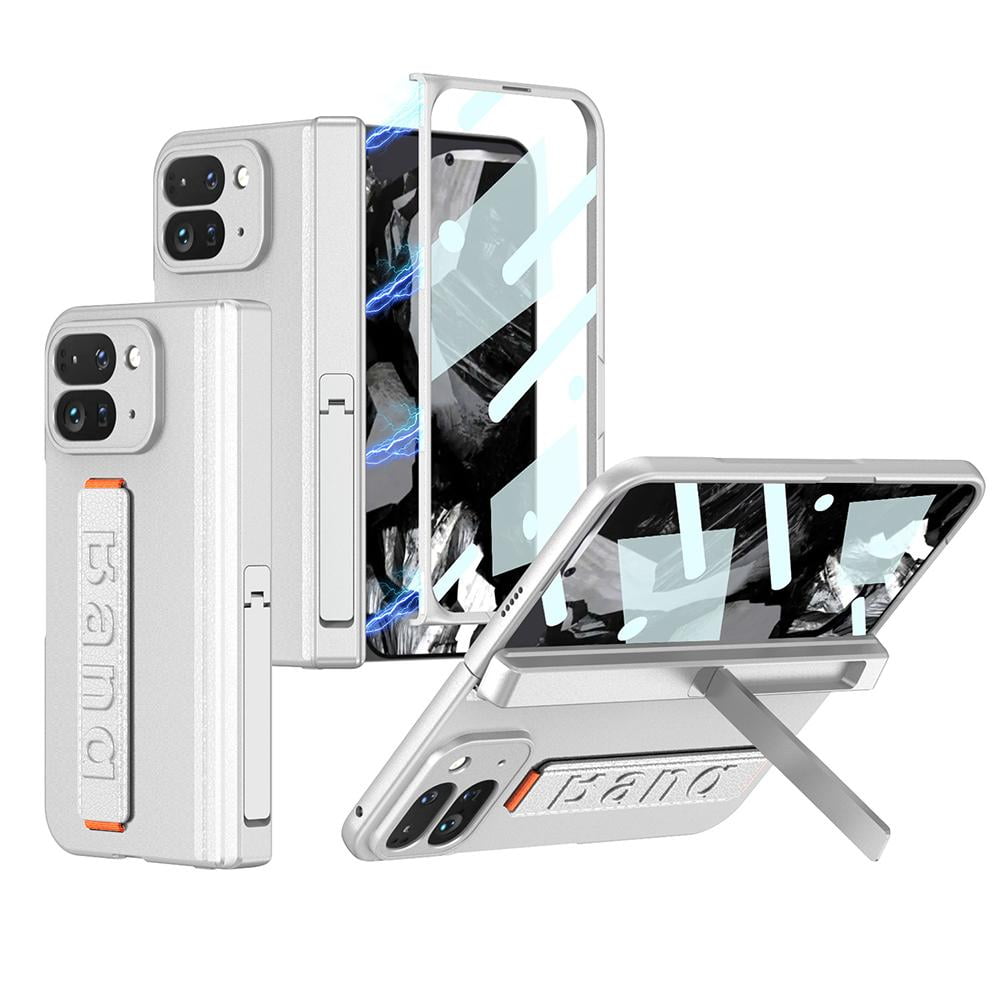 UOYOTT For Pixel Fold 2 Case Leather Hinge Folding Cover GXR 9CS1 ...