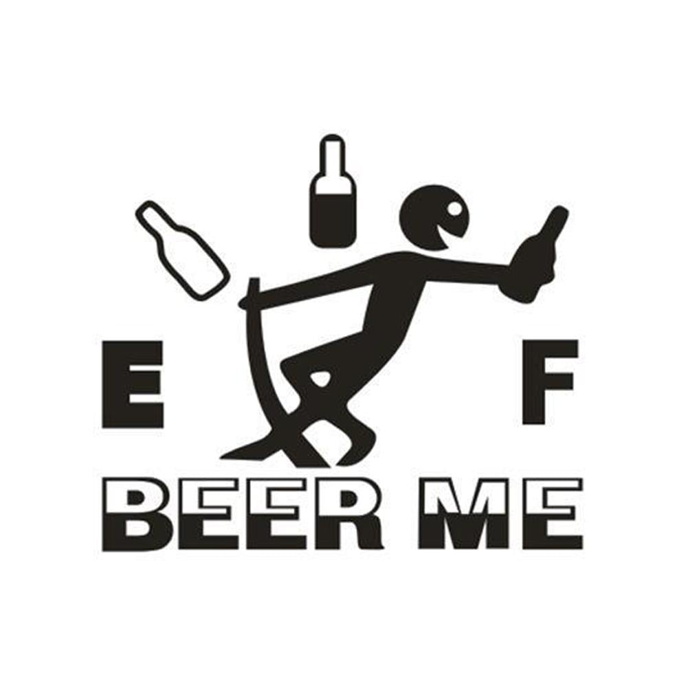 UOYOTT Funny EF Gas Tank Car Logo High Consumption Decal Sticker Auto ...