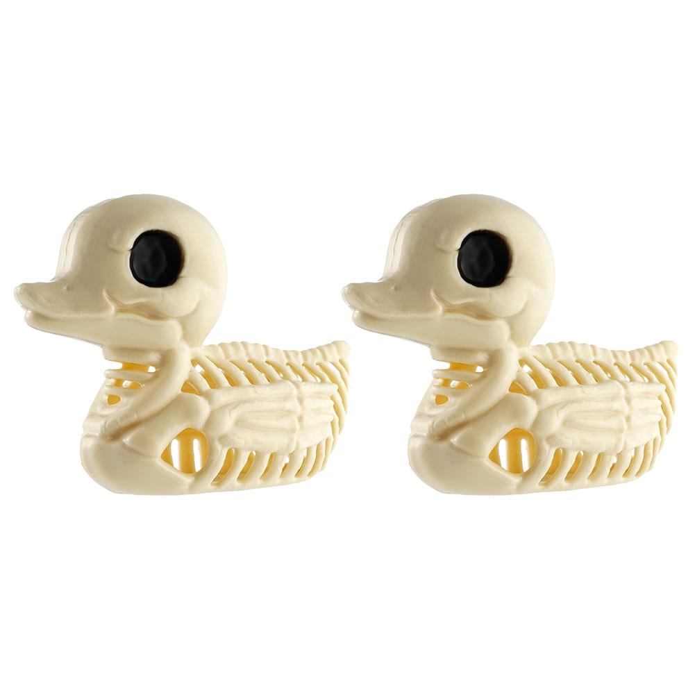 UOYOTT Halloween Skeleton Ducks Plastic Halloween Skeleton Duck- Faux ...