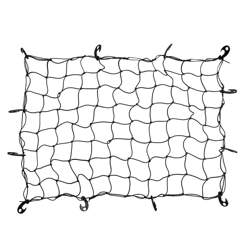 UOYOTT Heavy Duty Bungee Cargo Net Grid Mesh Roof Rack Elastic For ...