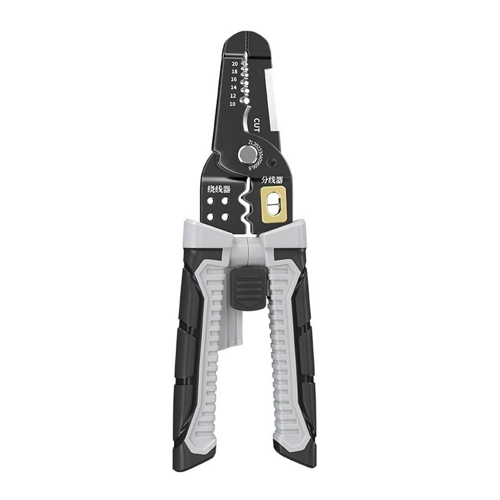 UOYOTT Heavy Duty Electric Cable Wire Cutter Electrician Plier Stripper ...