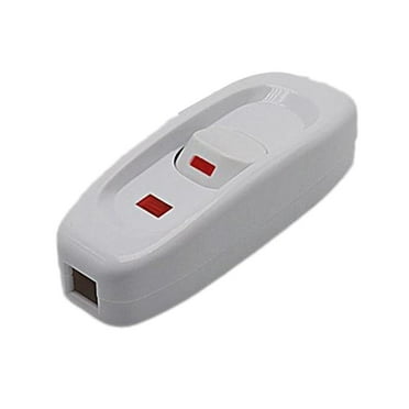 ON/Off Inline Switch Black White Inline Home Table Light Lamp Desk ...