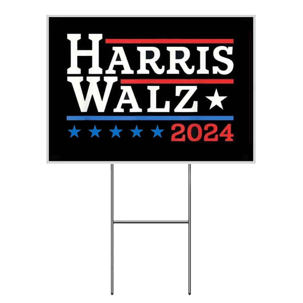 UOYOTT Kamala Harris 2024 Yard Sign,18" x 12" with Double Sided Printed ...