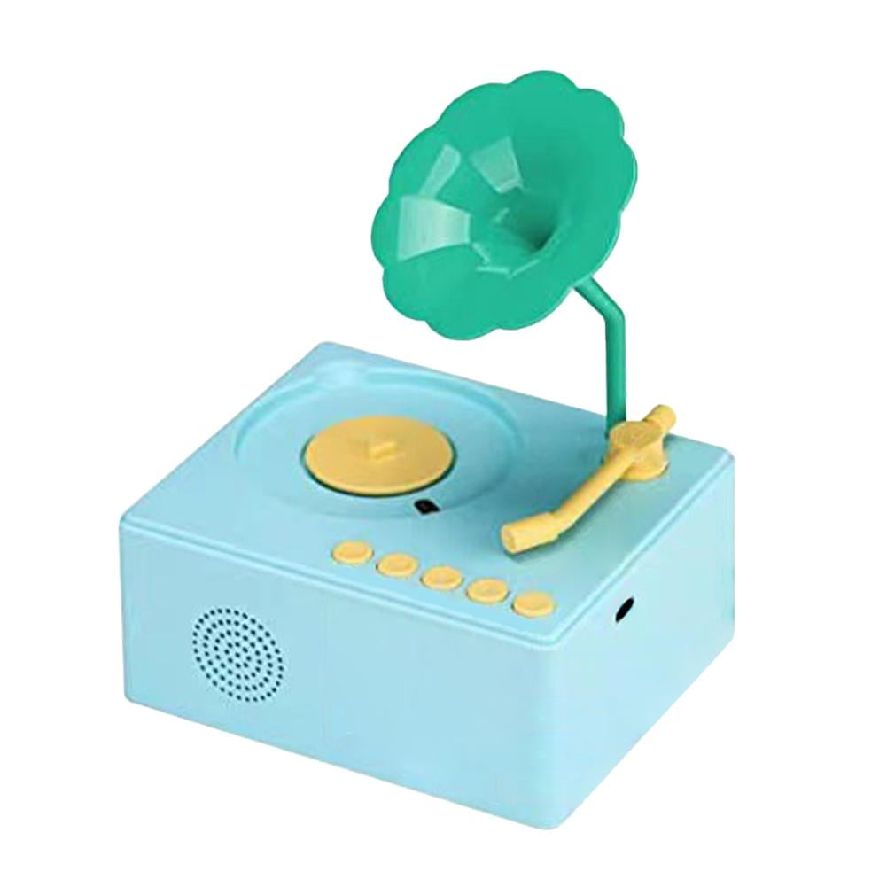 UOYOTT Kids Gramophone with 96 Learning Cards, Toddler Music Player ...