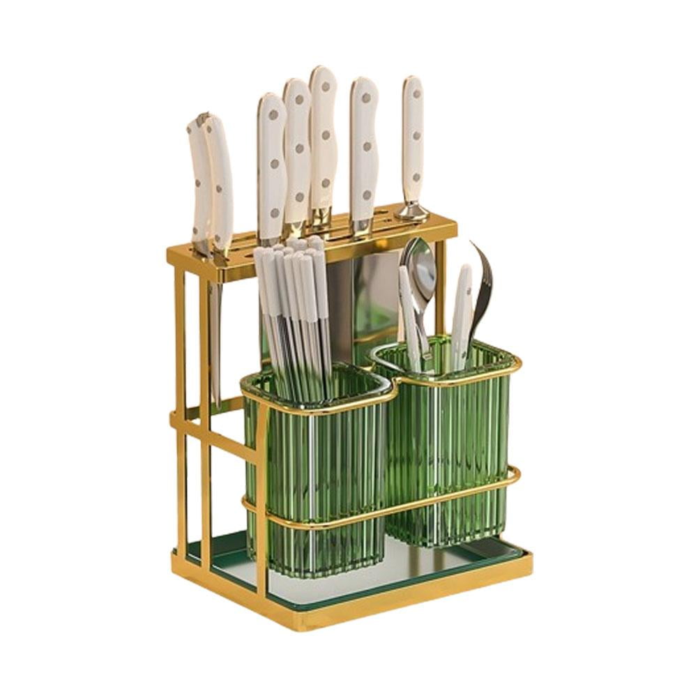 UOYOTT Kitchen Chopstick Storage Rack Countertop Cutlery Holder Wall K9 ...