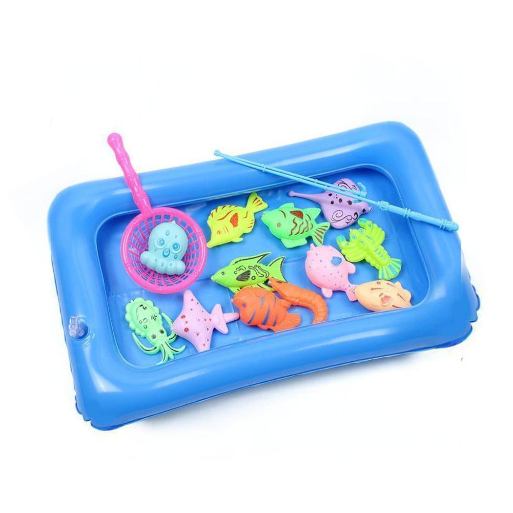 UOYOTT Magnetic Fishing Toys Game Set for Kids for Bath Time Pool Party ...
