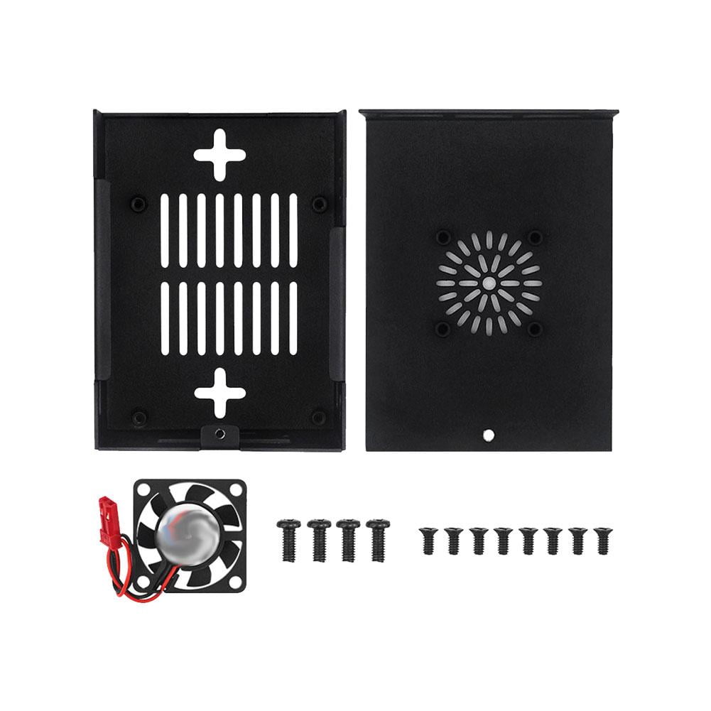 UOYOTT Metal Case with Fan Active Passive Cooling Radiator Heatsink For ...