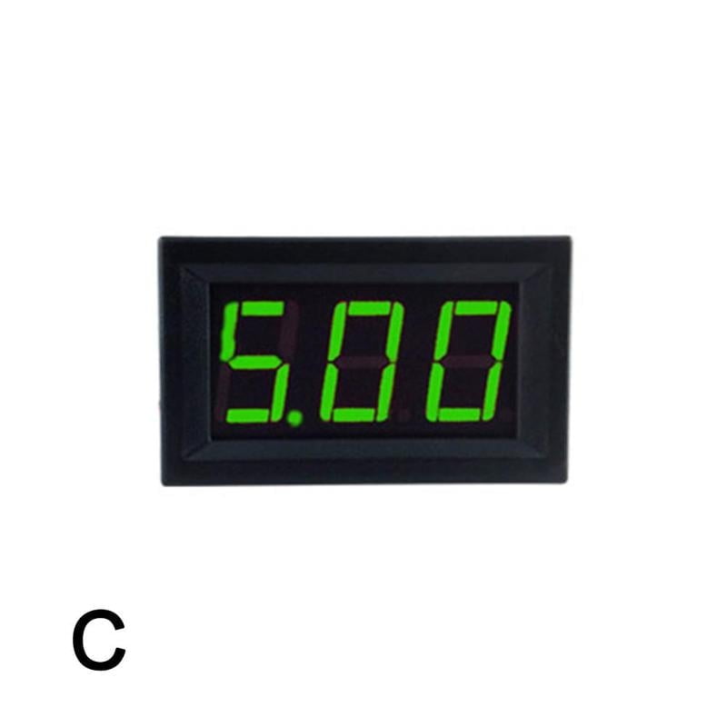 UOYOTT Mini DC4.5V-30V LED Panel Volt Voltage Meter Digital Voltmeter 2 ...