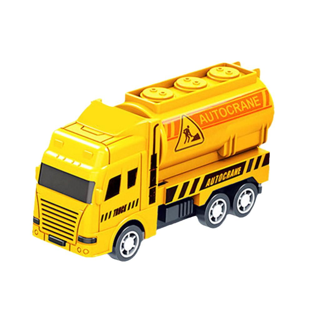 UOYOTT Mini Inertia Baby Car Toy with Excavator Sanitation Garbage ...