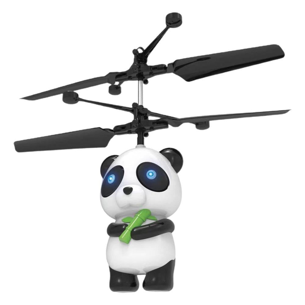 UOYOTT Mini Panda Flying Drone Helicopter Toy Infrared Induction Flying ...