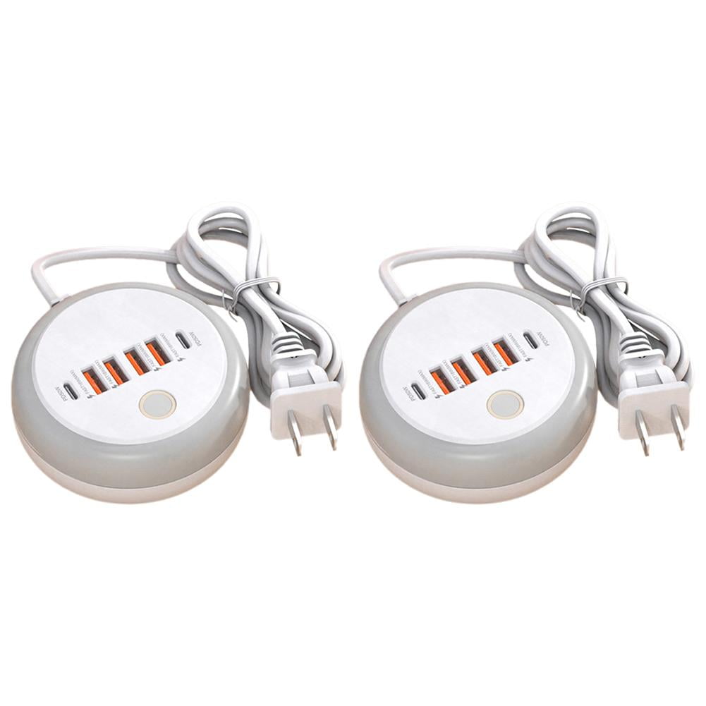 UOYOTT Plug-in Charger，Battery charger,4USB Port +2TYPE- - Walmart.com