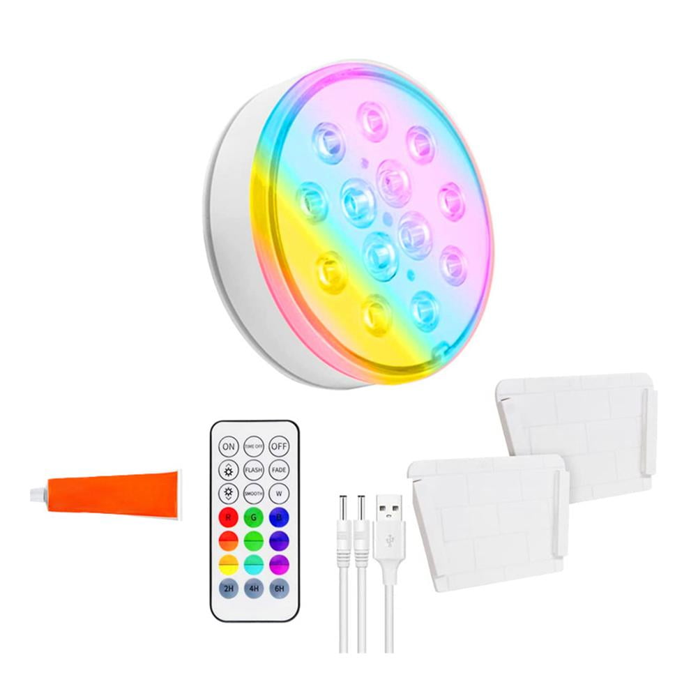 UOYOTT Pool Lights Rechargeable Underwater Above Ground,Underwater ...