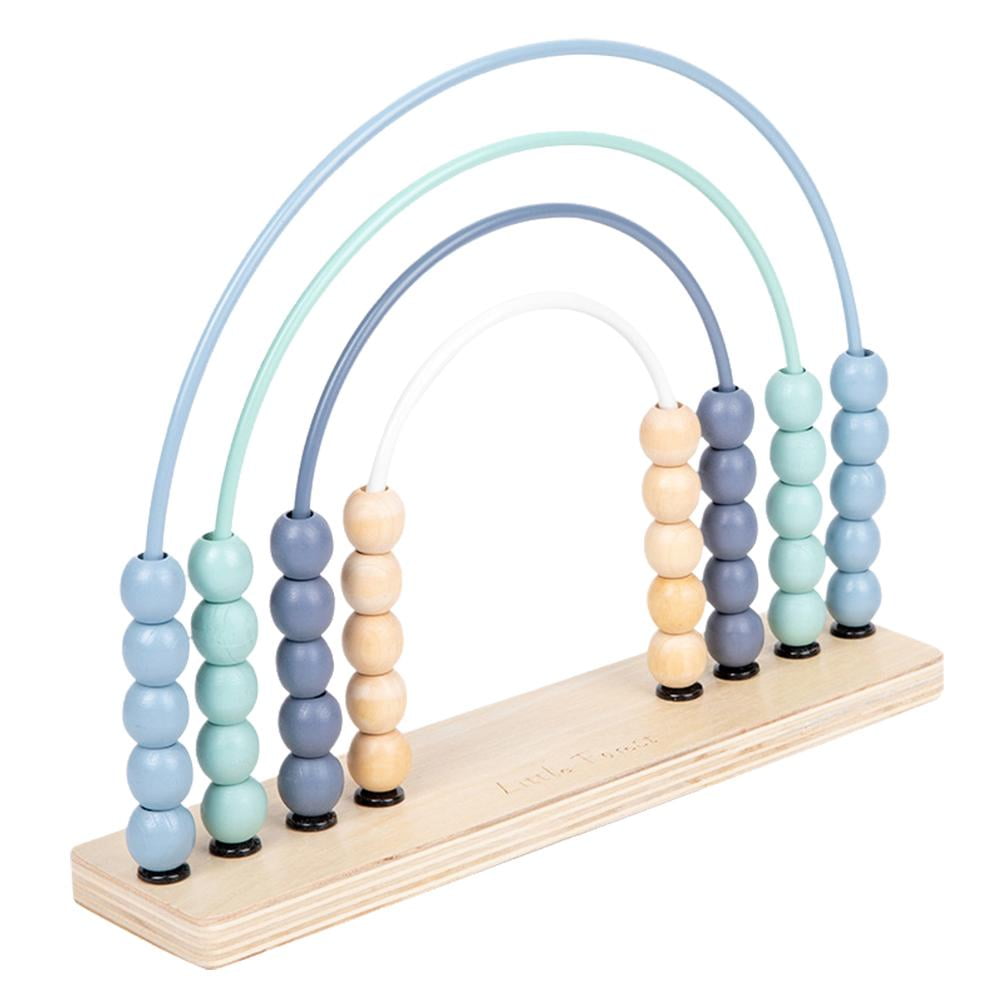 UOYOTT Rainbow Wooden Counting Bead Abacus for Preschool Toy иг ...