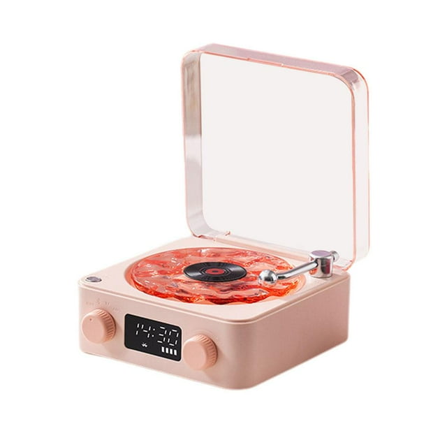 UOYOTT The Waves Vinyl Player, Vinyl Bluetooth Speaker with Adjustable ...