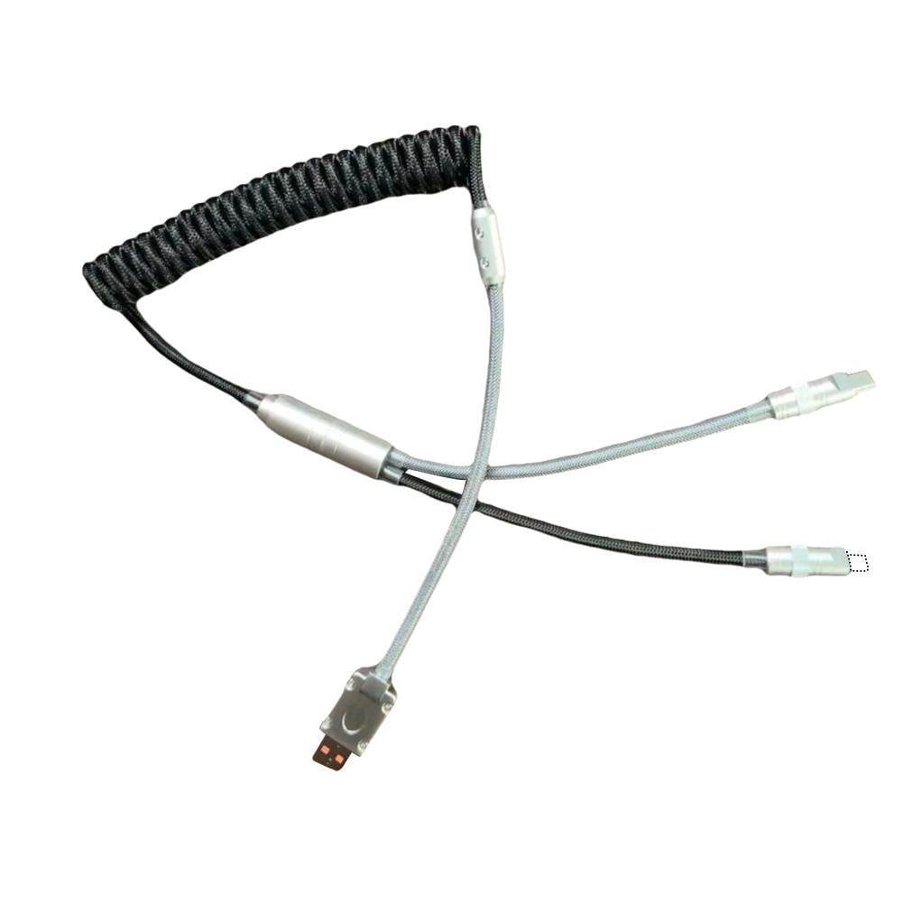 UOYOTT USB one to two car mounted color matching spring cable New F1 ...