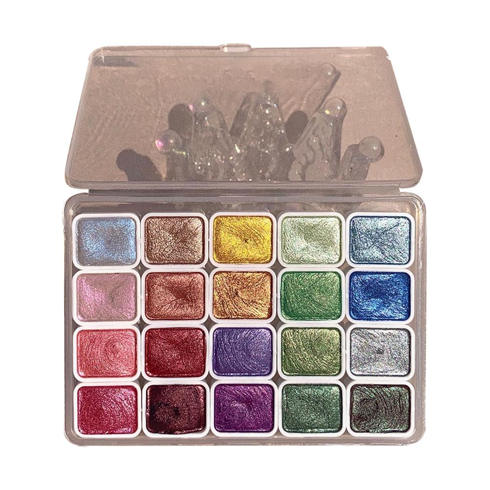 UOYOTT Yiokii 20 Color Dunhuang Colored Mineral Pearl Watercolor ...