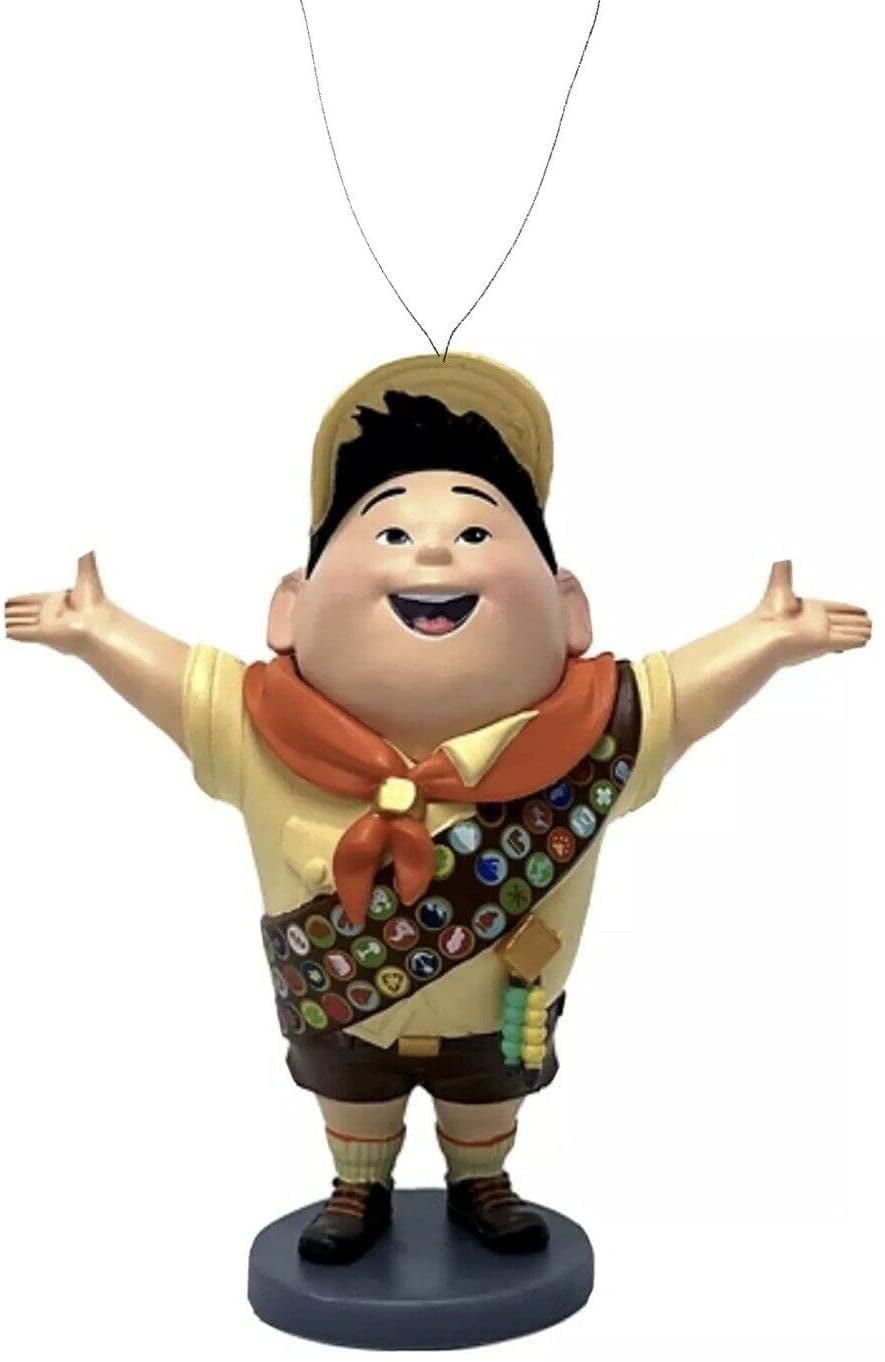 UP Movie Explorer Russell Boy Custom PVC Ornament 3" Figure Figurine ...