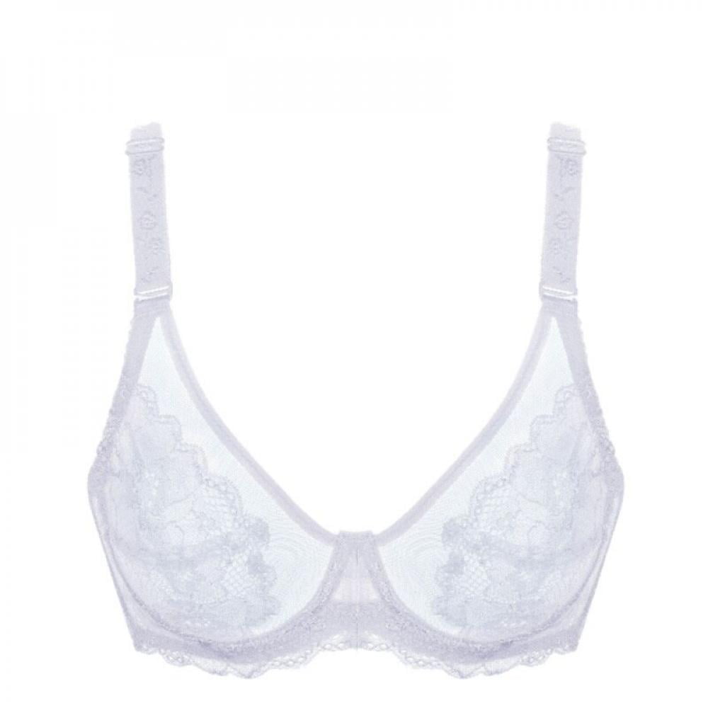 UP TO 15% OFF! Women's Sheer Mesh Bra See Through Unlined Sexy Lace ...