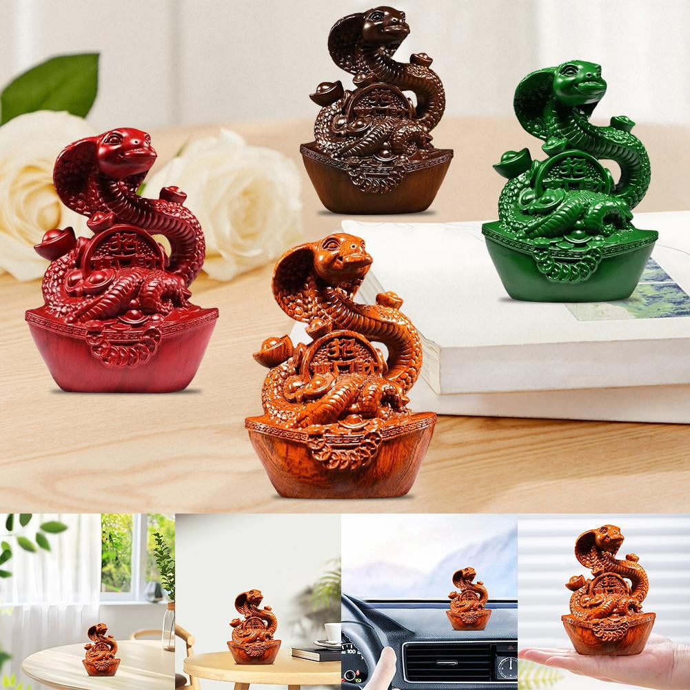 UP to 60%! off EtherealEdge Snake Statue Small Chinese Feng Shui Snake ...