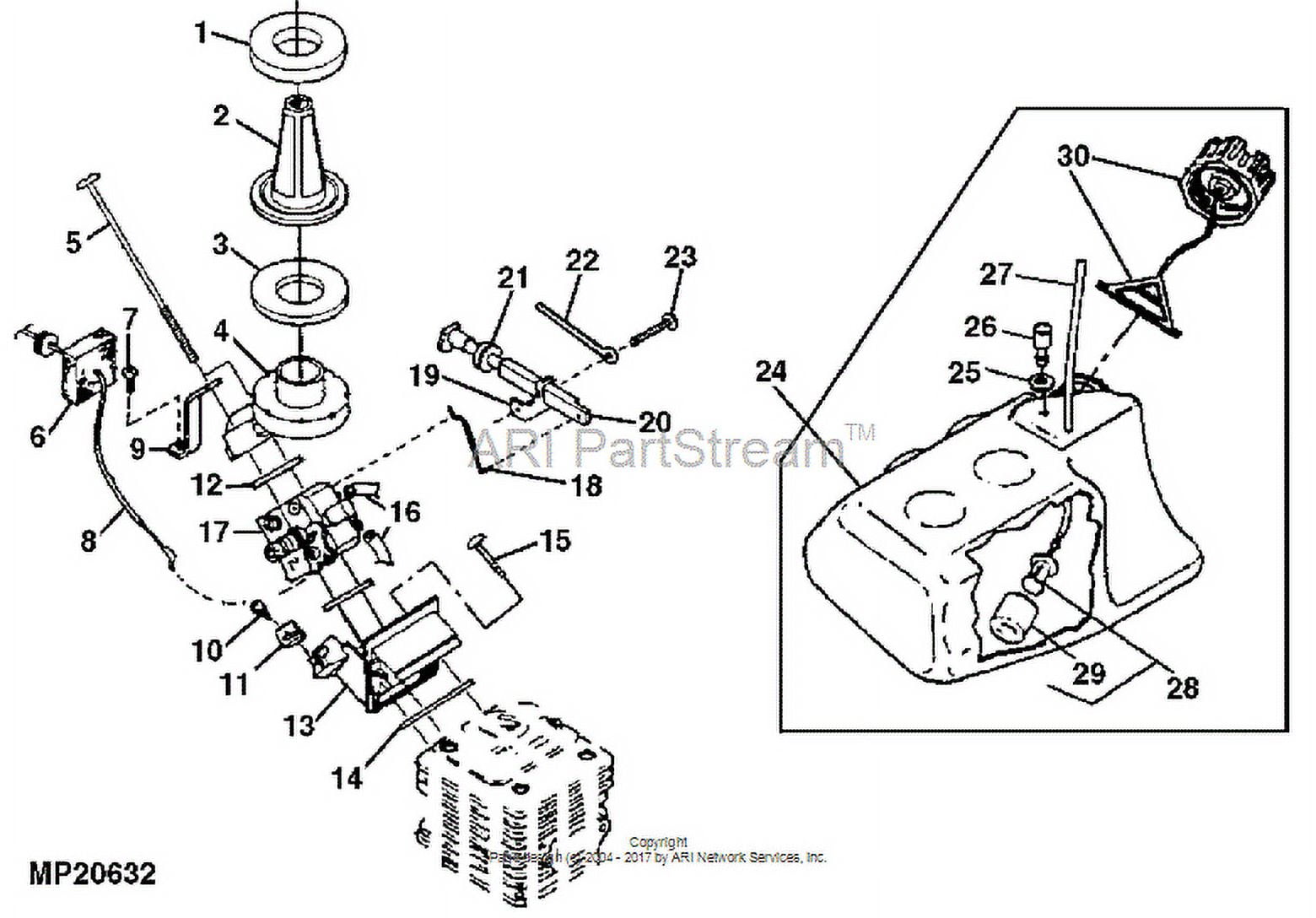 UP06365 CARBRTR fits JOHN DEERE (New OEM) - Walmart.com