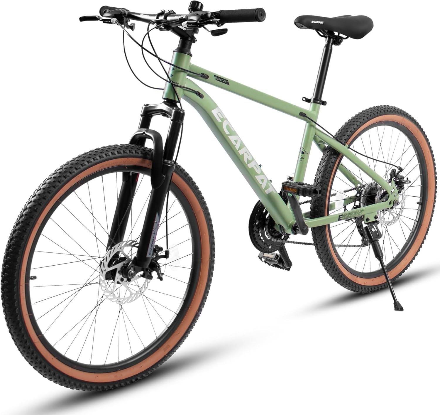 UPANBIKE Mountain Bike 24 inch with 21-Speed, Suspension for Teen Girls Boys Men Women, Birthday ...