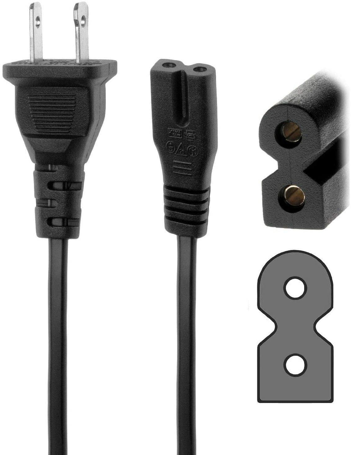 UPBRIGHT NEW AC Power Cord Cable Plug For Sony CFD-S32 CFD-S32L CFD-S38 ...