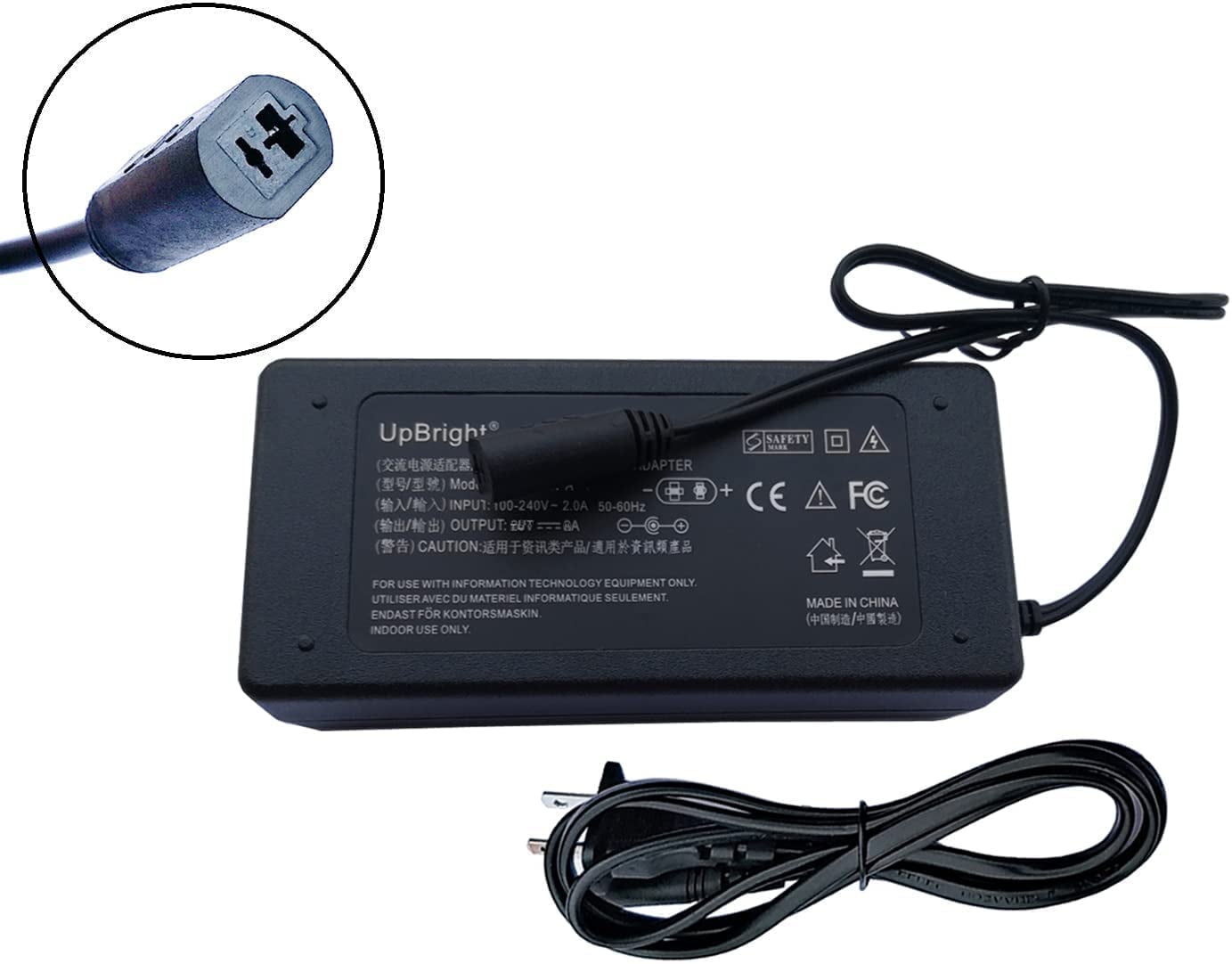 24V AC/DC Adapter for Kessil A350 A350W A360 A360N A360W LED 90 W Tuna ...
