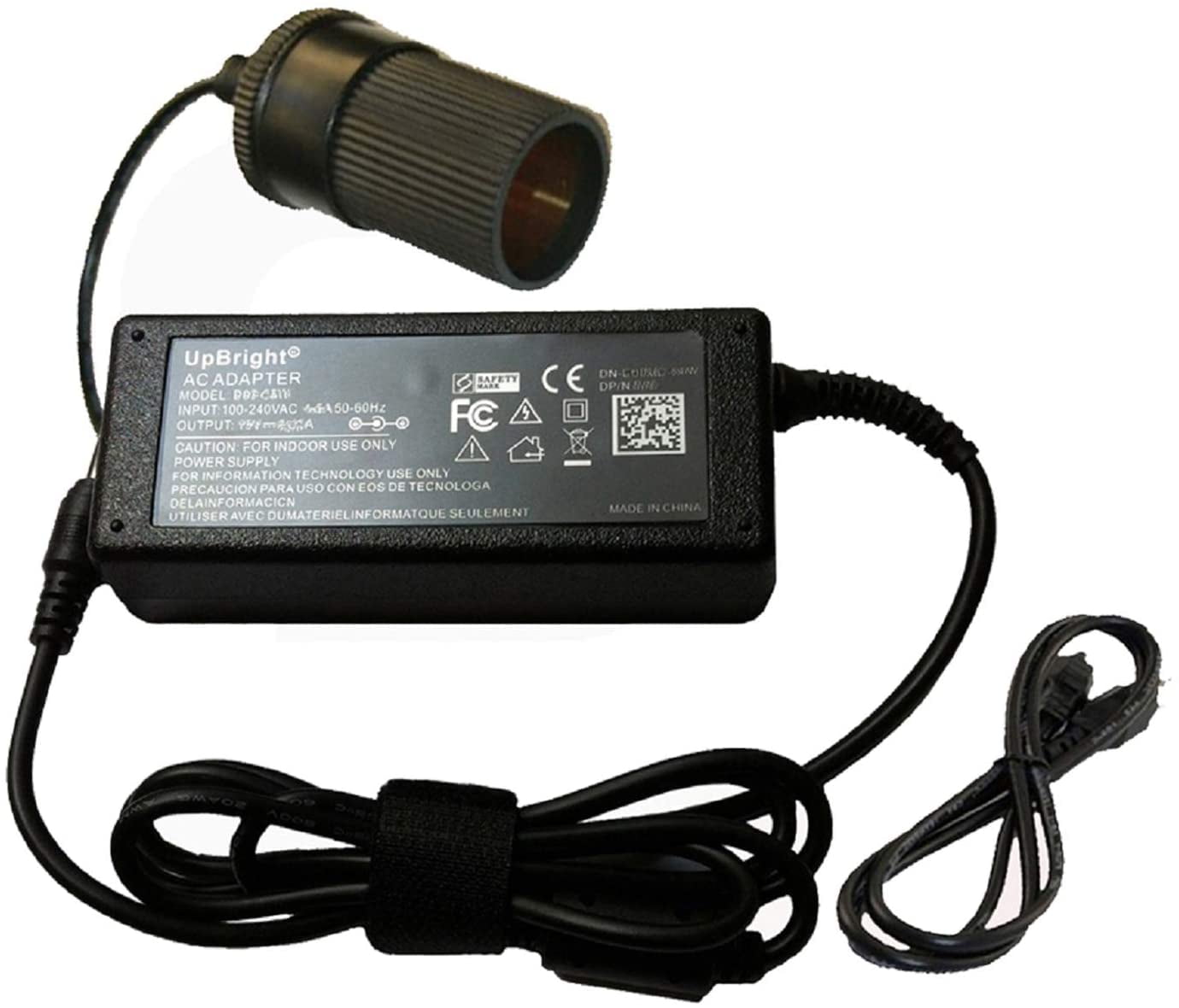 UPBRIGHT New Worldwide 110VAC~240V AC to 12 Volts 5Amp DC Power Adapter ...