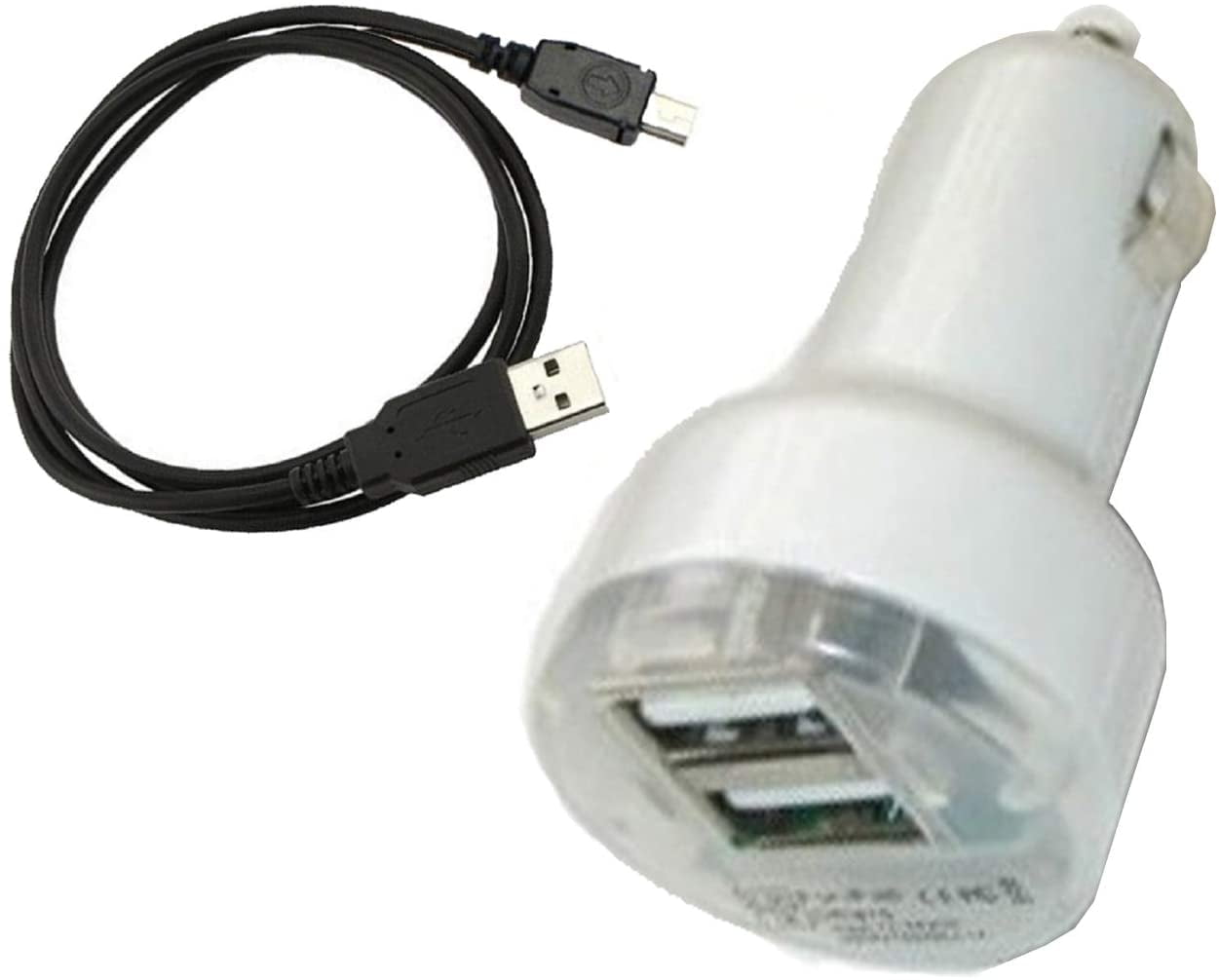 2 USB Port Car DC Adapter for Maylong GPS Dummies FD-220 FD-250 FD-350 ...