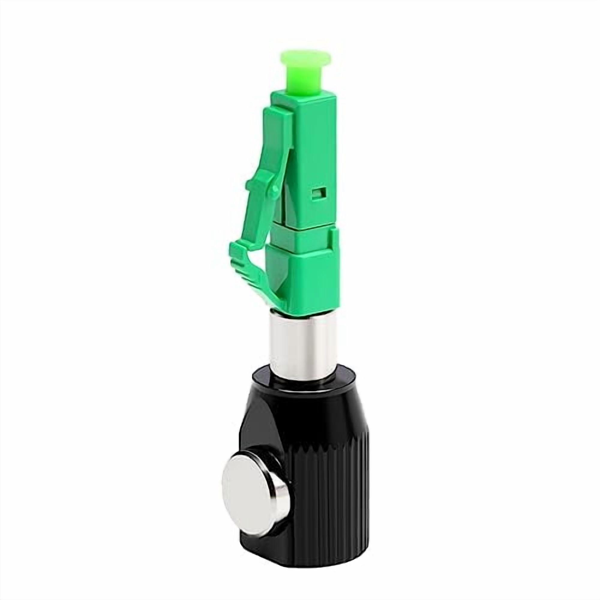 UPC Optical Connectors Circular Bare Fiber Flange Temporary Adapter ...