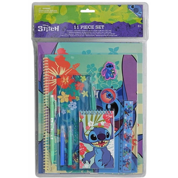 Disney Stitch 11 Piece Stationery Set - Walmart.com